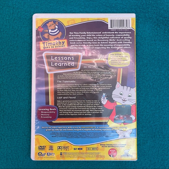 Other | Rare Timothy Goes To School Dvd | Poshmark